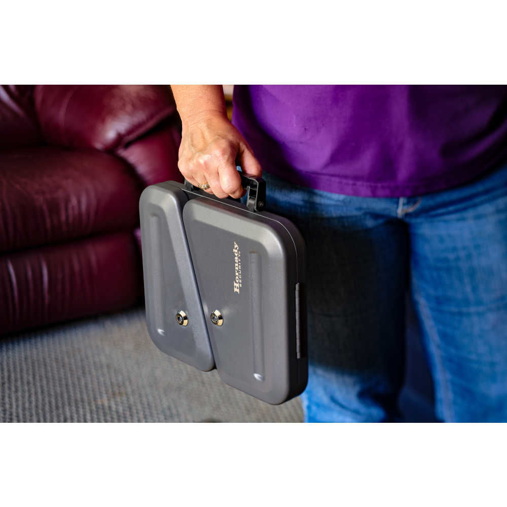 Hornady Accurate Deadly Dependable. Dual-Lid Lock Box